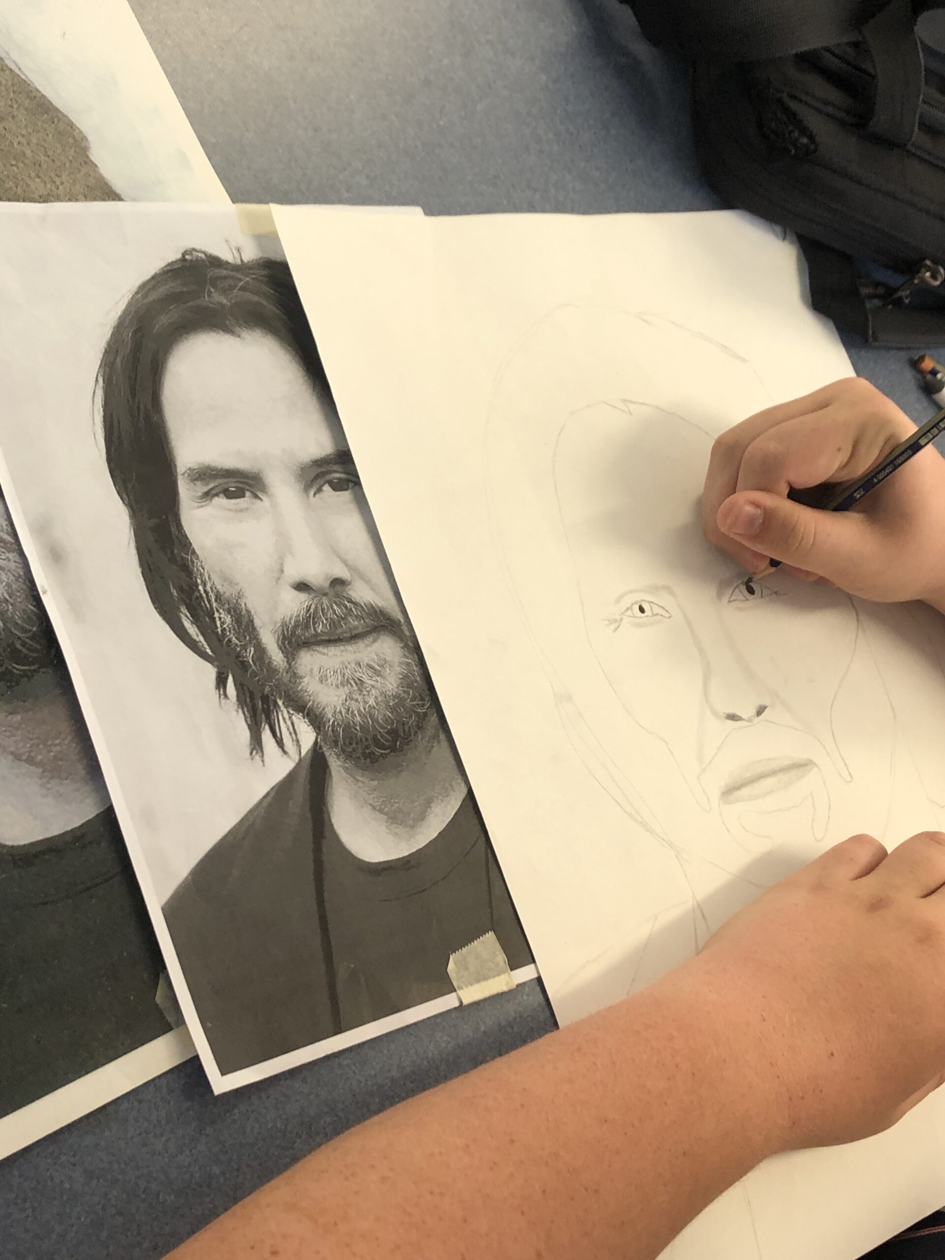 Year 10 Visual Arts Portraits - Photo Gallery - Canterbury College