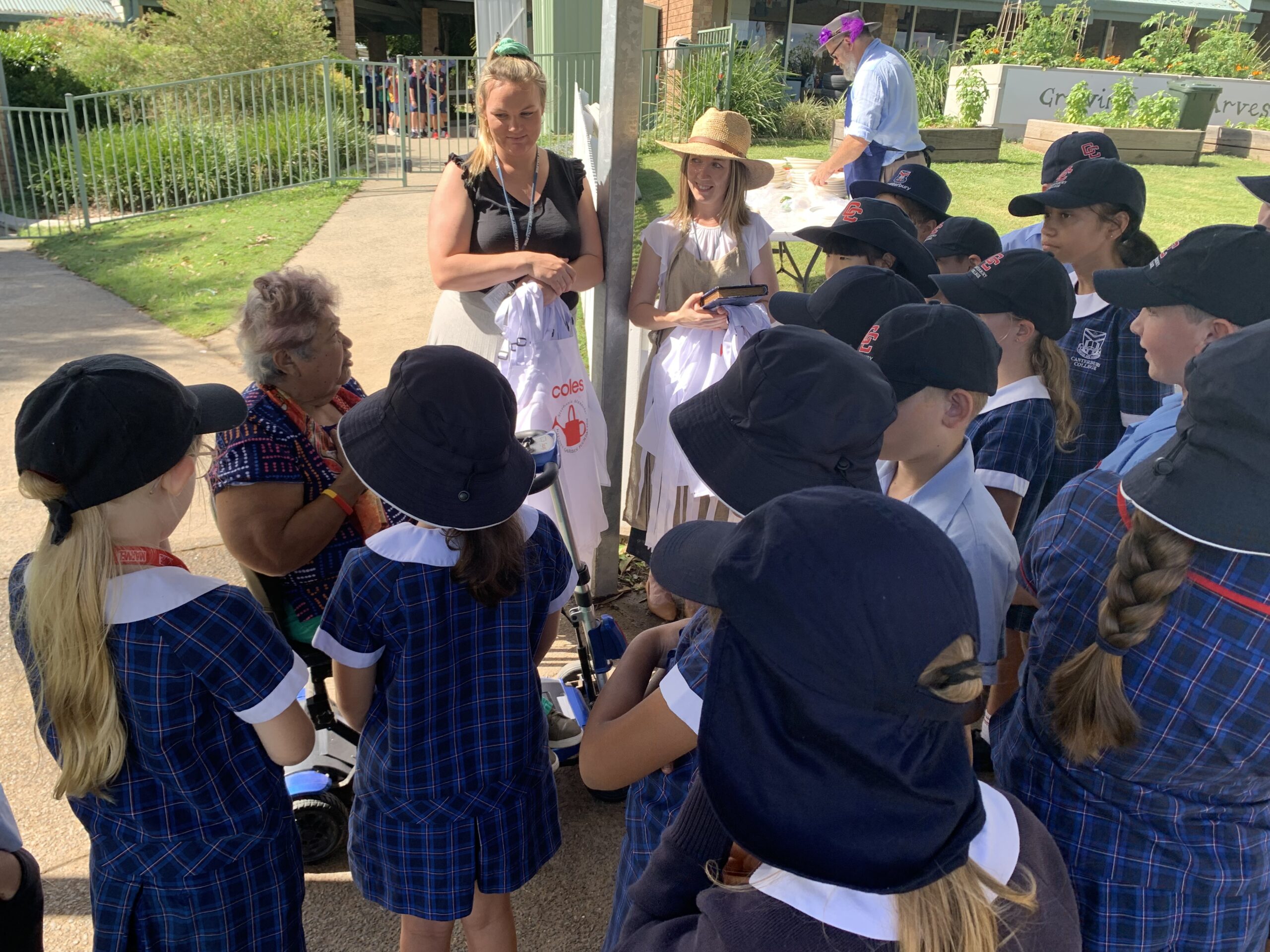Years 3 & 4 Stephanie Alexander Kitchen Garden Pizza Day - Canterbury College