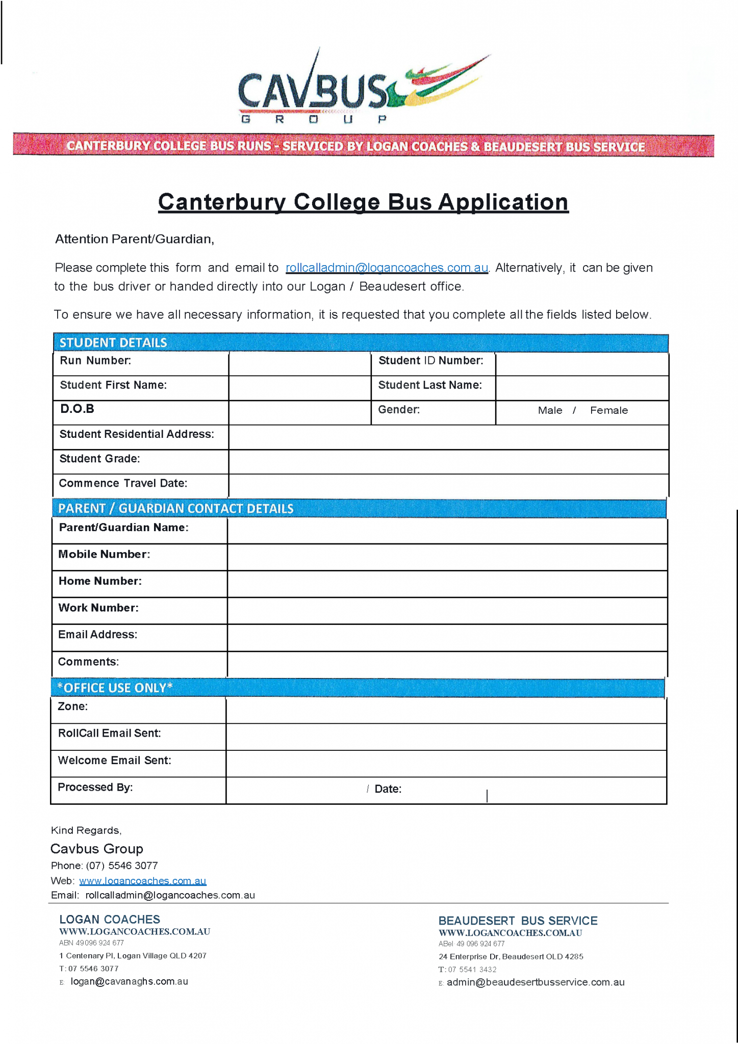 3 NEW Canterbury Bus Routes Launched By Logan Coaches For Term 3 ...