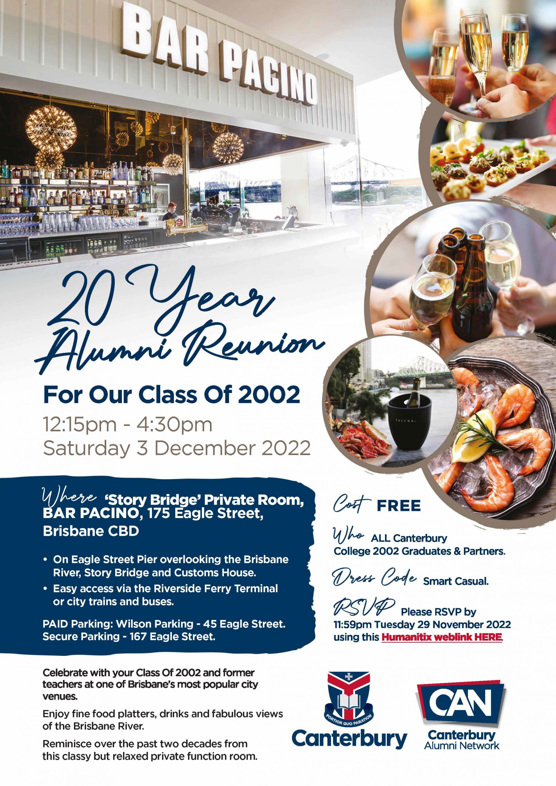 2022 Canterbury College - 20 Year Alumni Reunion: For Our Class Of 2002 ...
