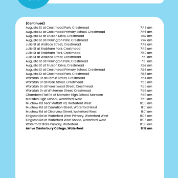 2023 Canterbury Bus Routes | Effective From THIS Monday 23 January ...