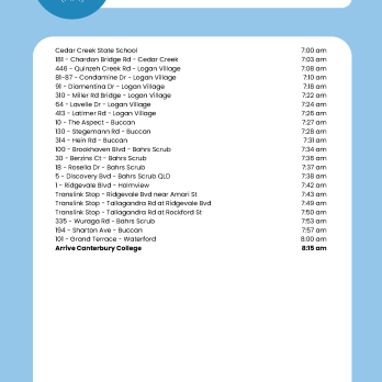 2023 Canterbury Bus Routes | Effective From THIS Monday 23 January ...