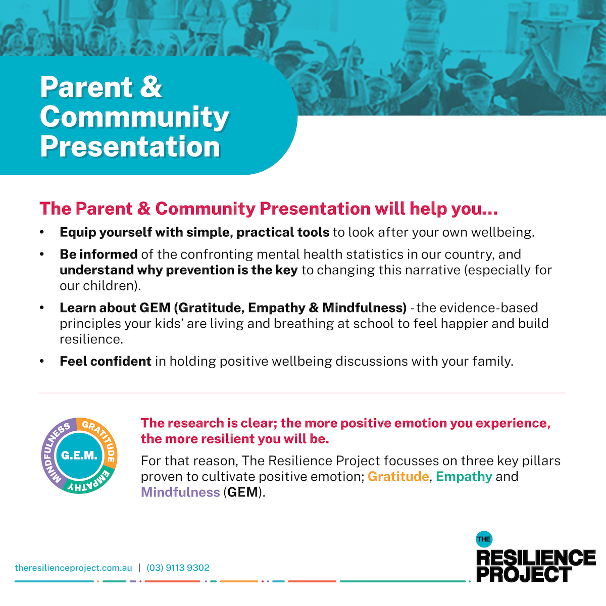 The Resilience Project Webinar: Parent & Carer Authentic Connection ...