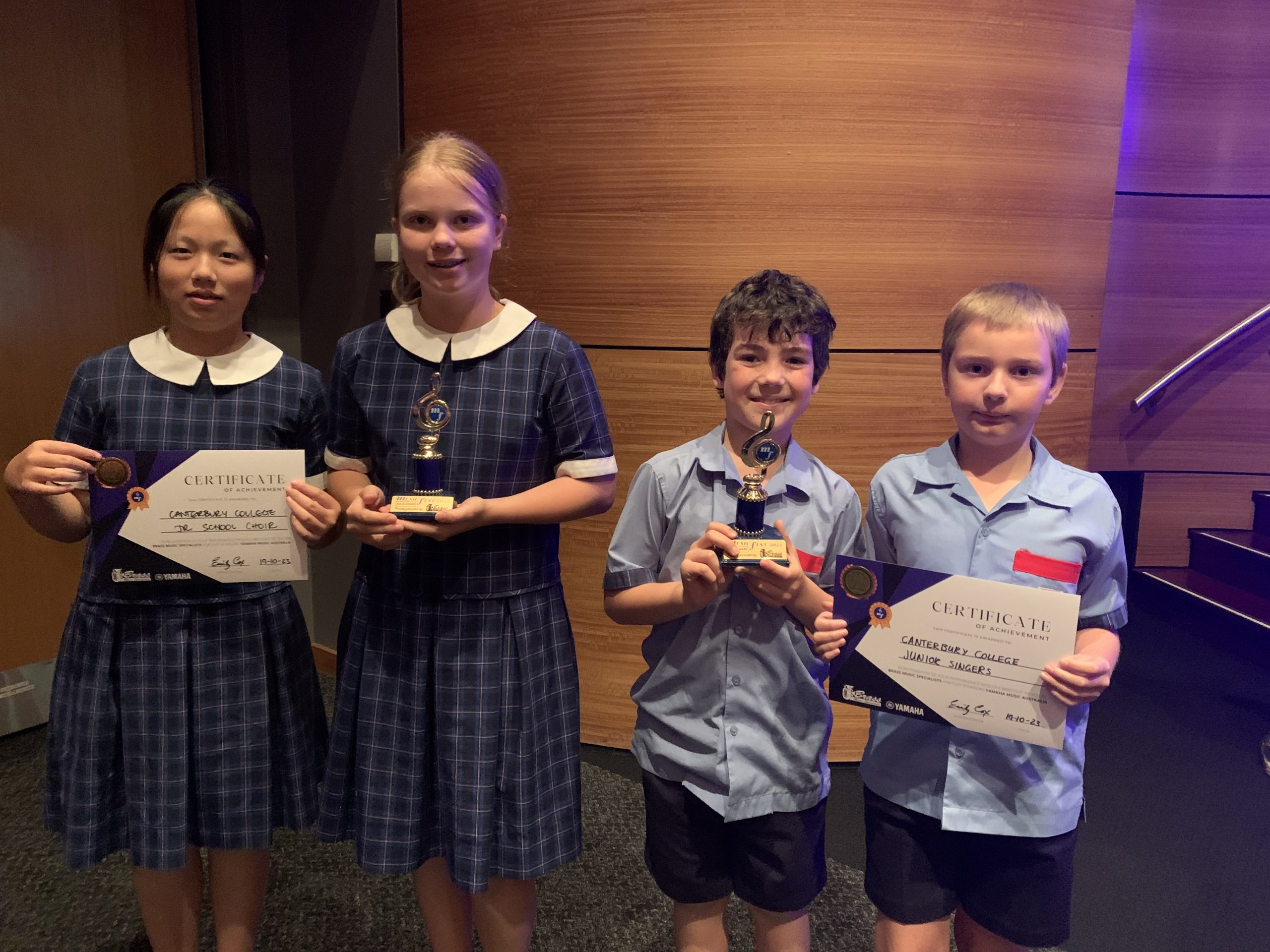 Our Canterbury Junior Singers & Junior School Choir BOTH Win Gold ...