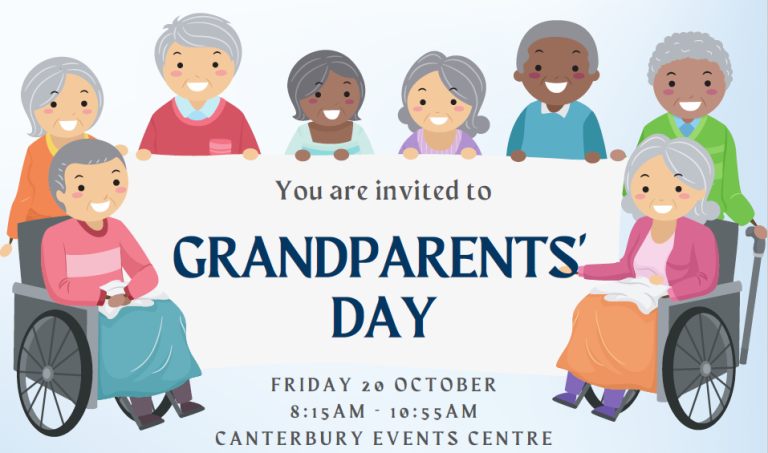 Junior School Grandparents' Day Invitation | 8:15am - 10:30am, Friday ...