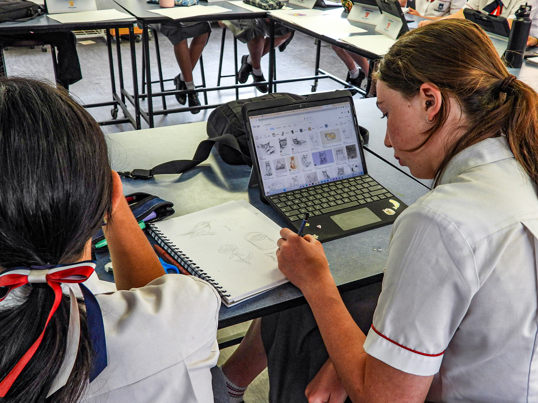 Our Year 7 Visual Art Class | 'Bad Hair Day' Assessment Photo Gallery ...