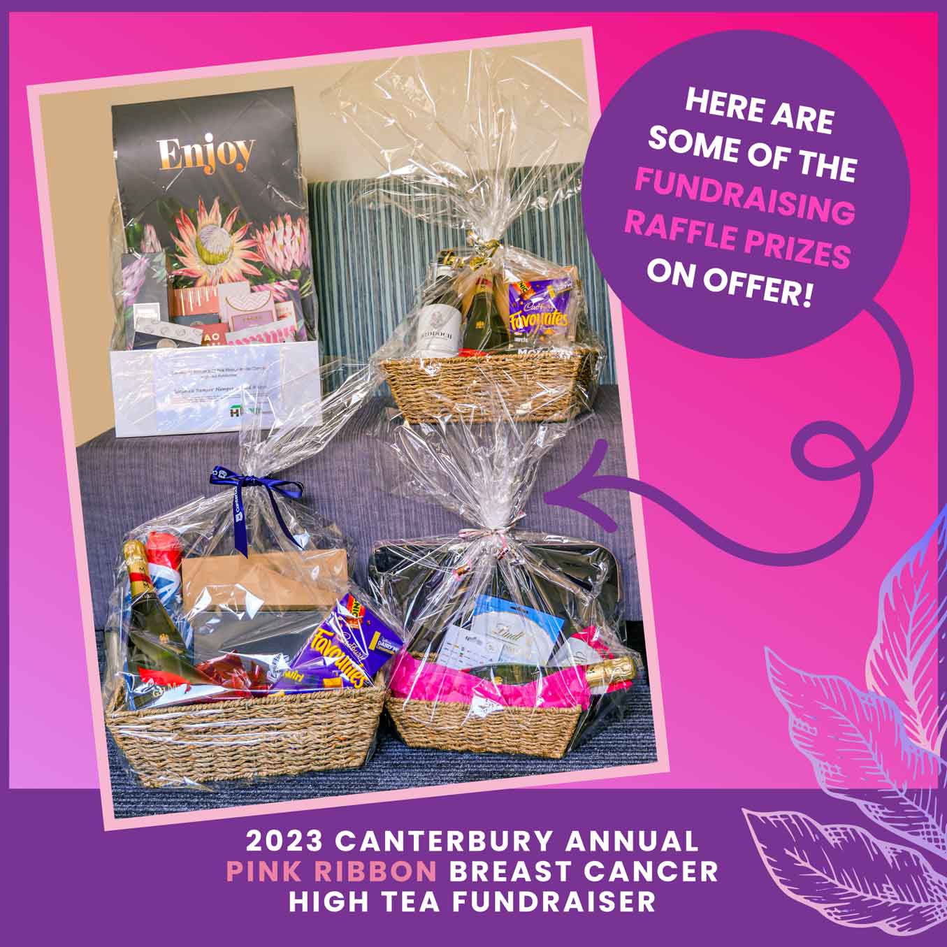 2023 Canterbury Annual Pink Ribbon Breast Cancer High Tea Fundraiser ...