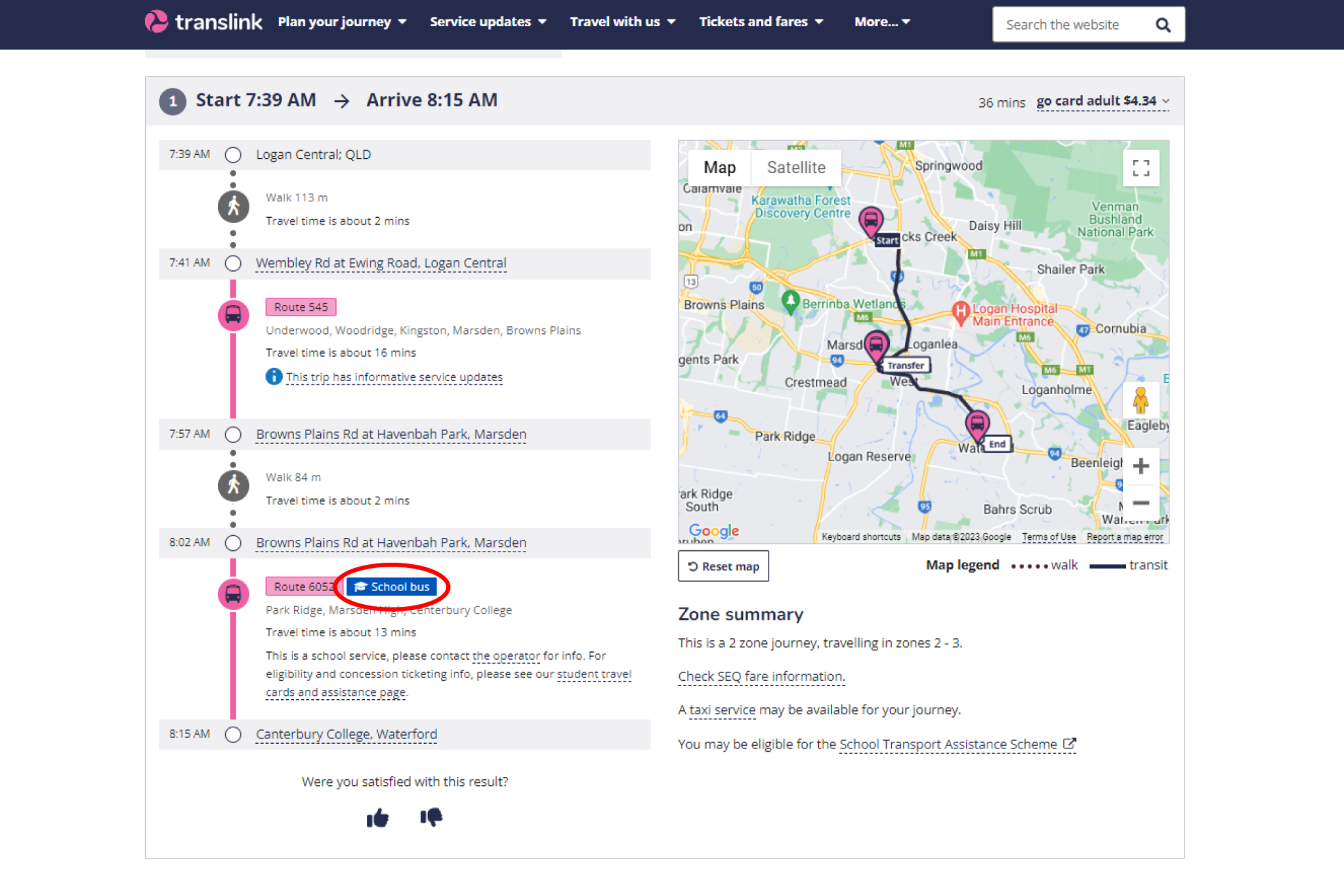 Bus Routes - Canterbury College