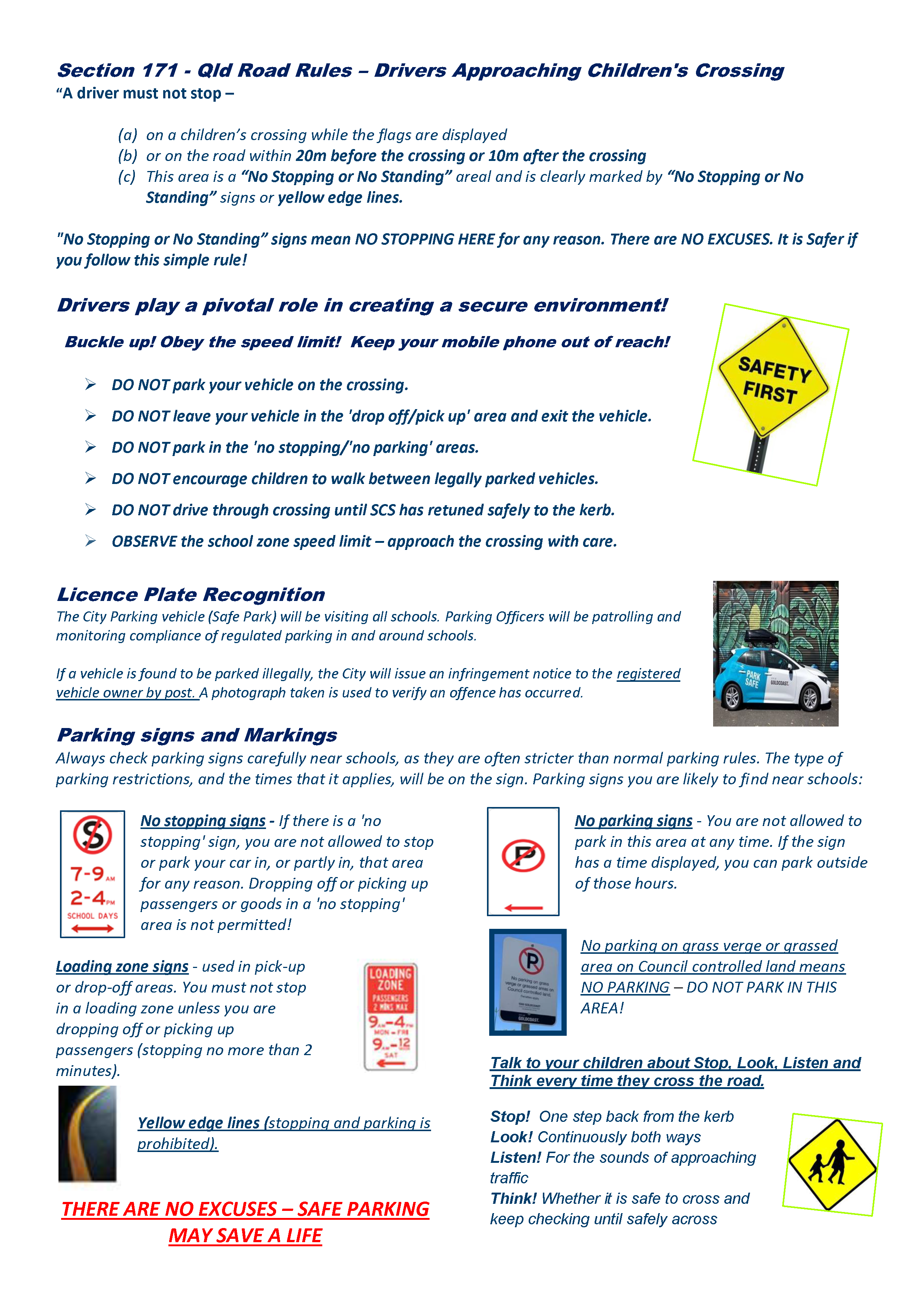 School Zone Safety | Advice & Reminders For Motorists, Parents & Carers ...