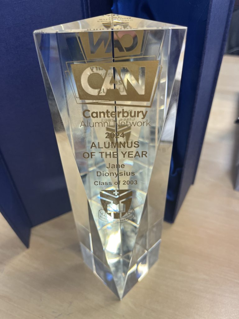 Our 2024 Canterbury College Alumnus Of The Year Award Winner is ...