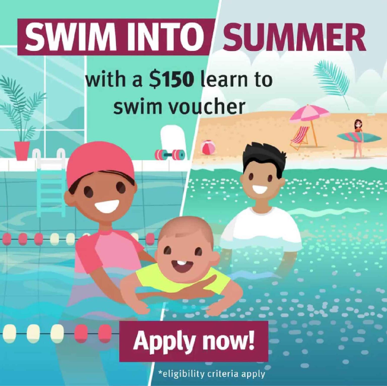 Queensland Government $150 SwimStart Vouchers: Supporting Learn To Swim ...