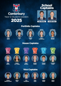 MAJOR ANNOUNCEMENT | Our 2025 Year 12 Student Leadership Prefect Team - Canterbury College
