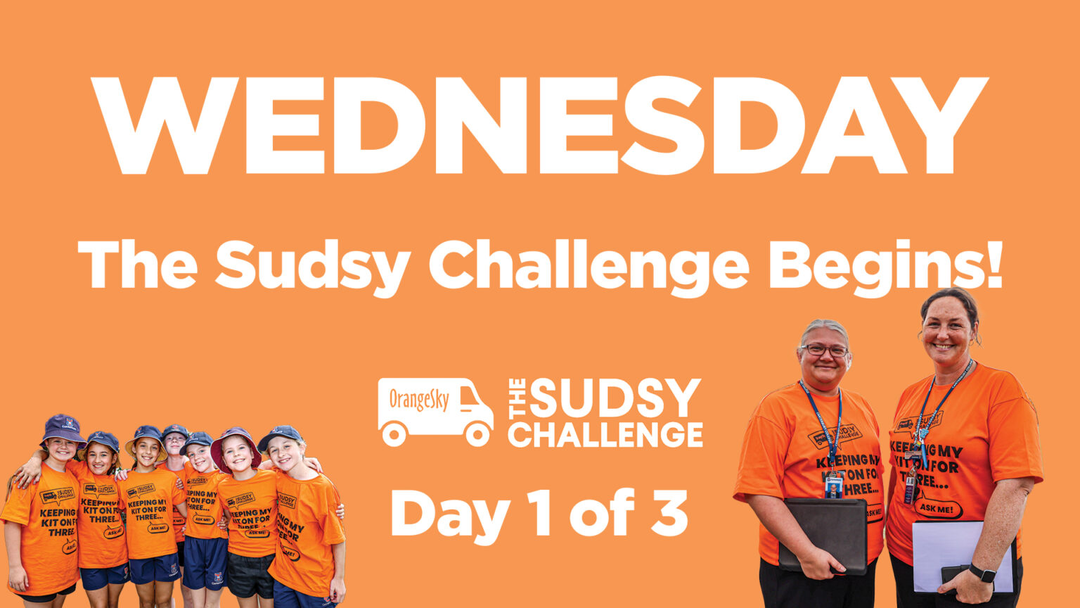 The Sudsy Challenge: Day 1 Of 3 | Junior School BBQ Fundraiser Event ...