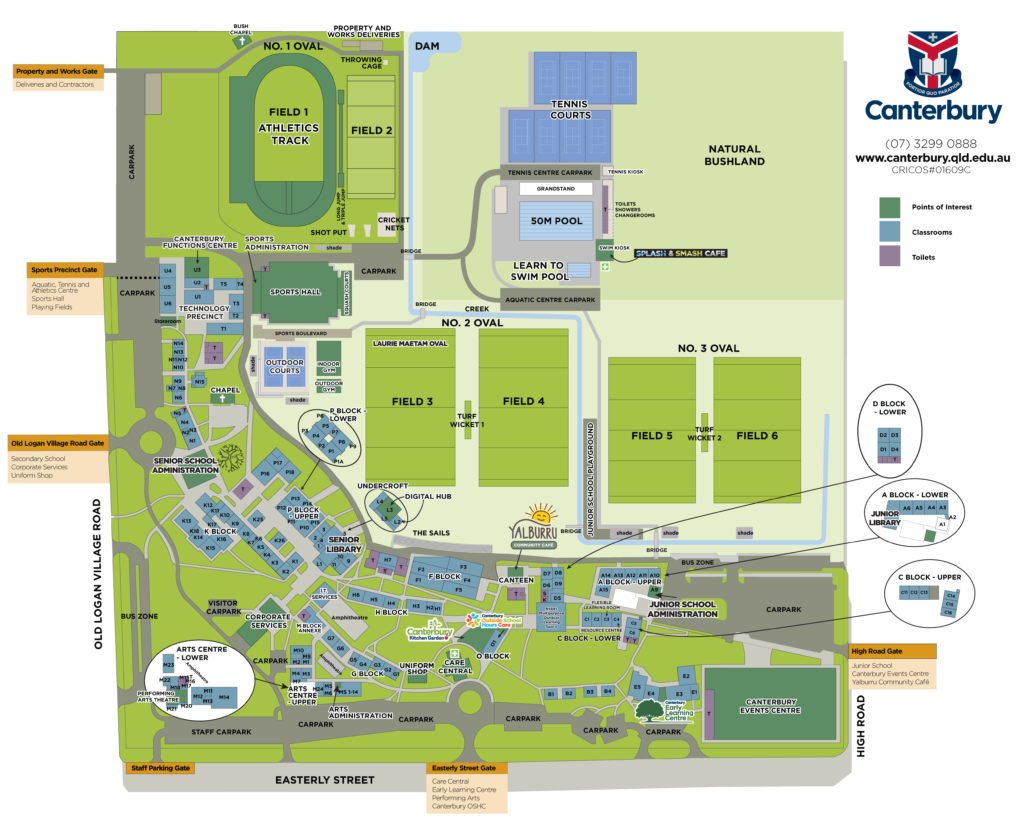 Campus Maps - Canterbury College