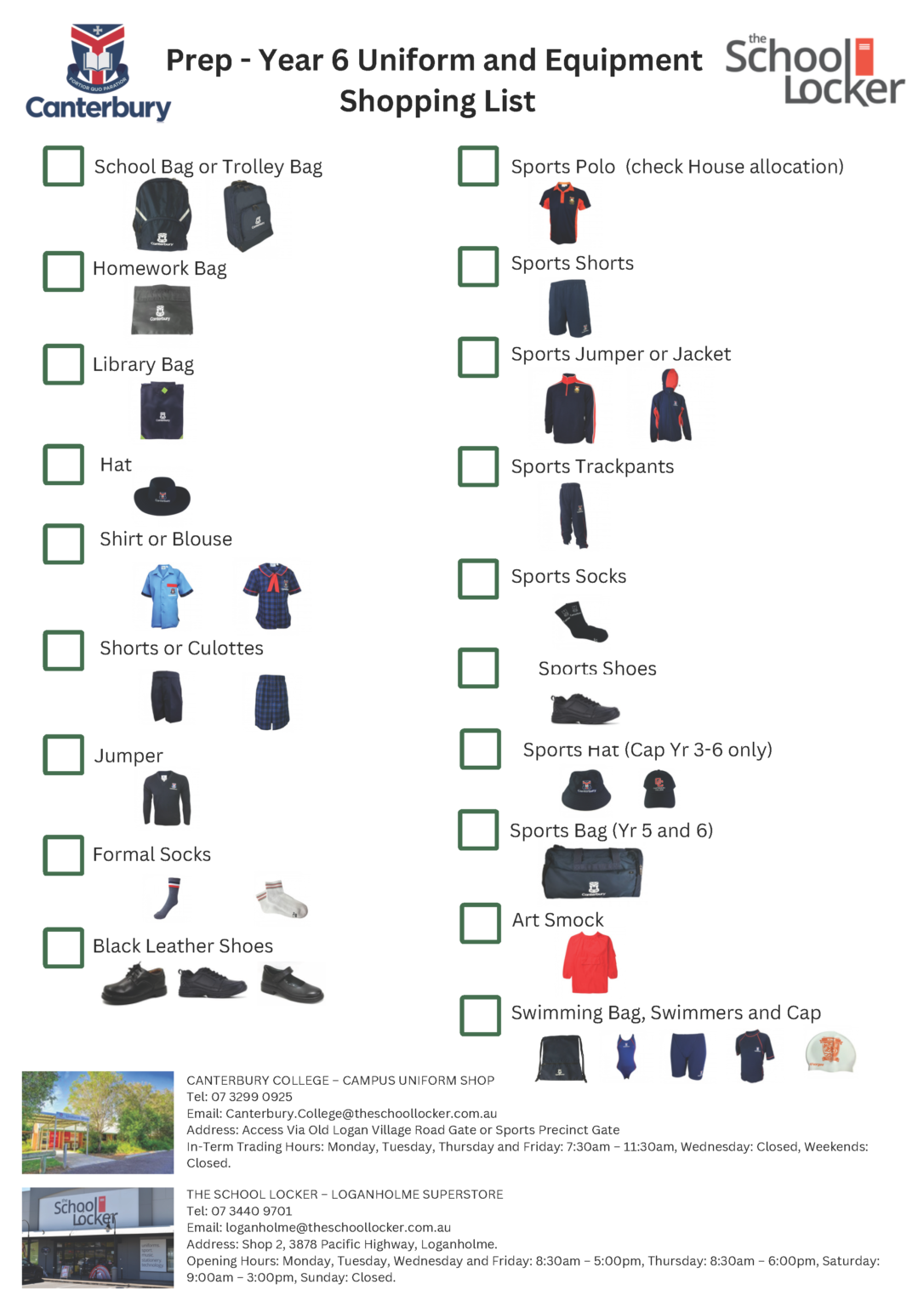 Uniforms - Canterbury College
